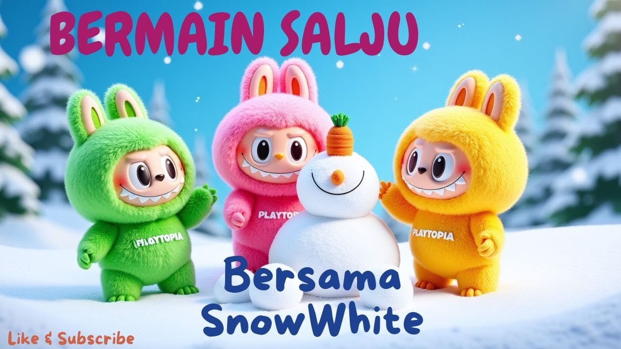 Labubu dan Putri Salju - Petualangan Ceria di Dunia Salju #labubu # ...