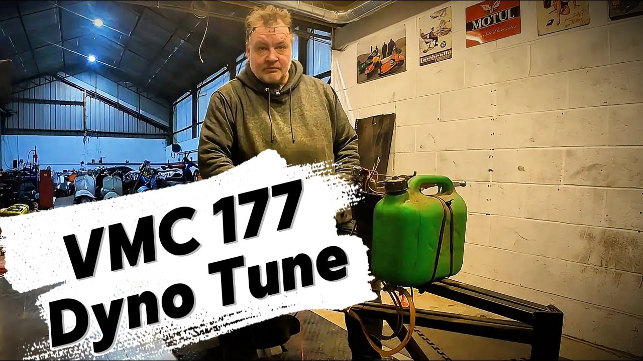 Vespa VMC 177 Dyno tune, PX125 Upgrade - YouTube