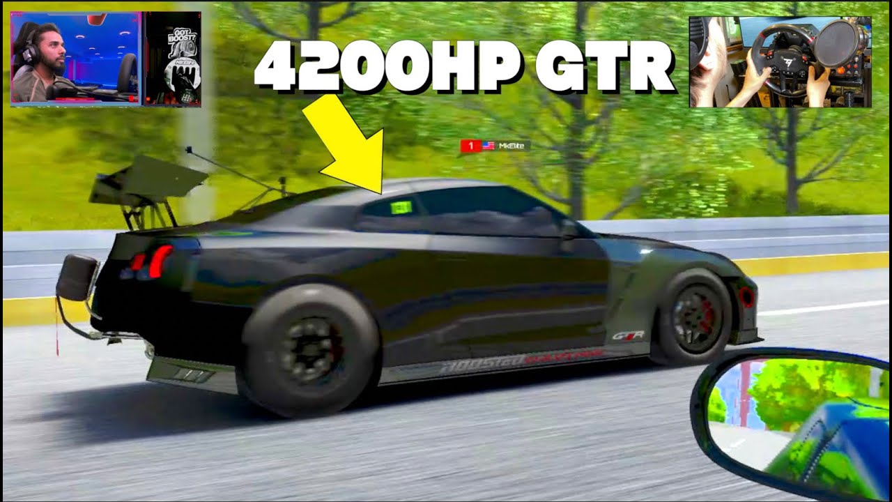 3500hp Corvette C6 Big Turbo VS 4200hp GTR Drag Race... - YouTube