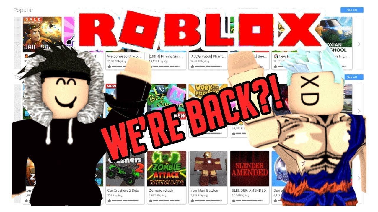 ROBLOX WELCOME BACK STREAM! 8/11/18 - YouTube