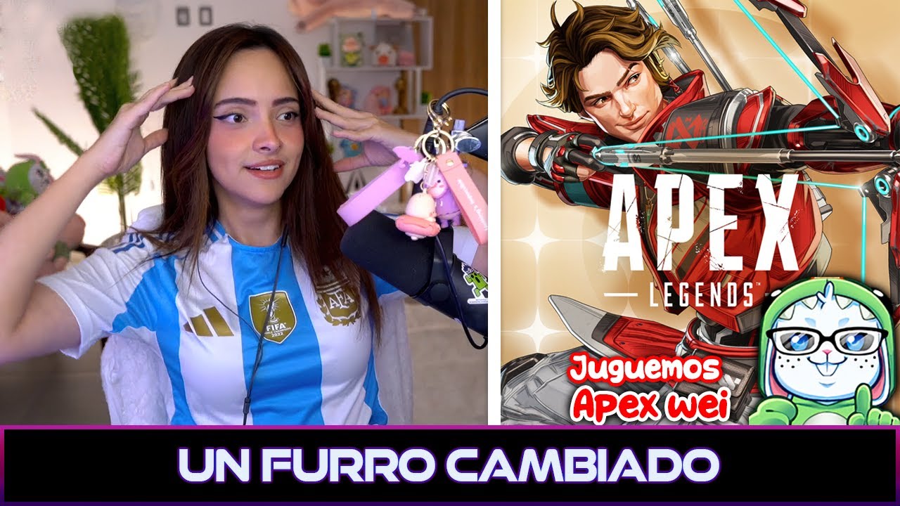 VICKY SORPRENDIDA DE QUE CONTER QUIERA JUGAR APEX SIN QUE ELLA LO ...