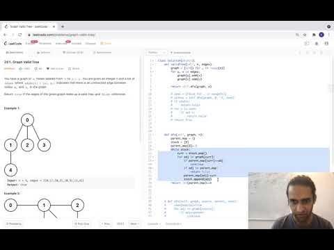 BFS Template : Graph Valid Trees ( Leetcode-261 ) - YouTube