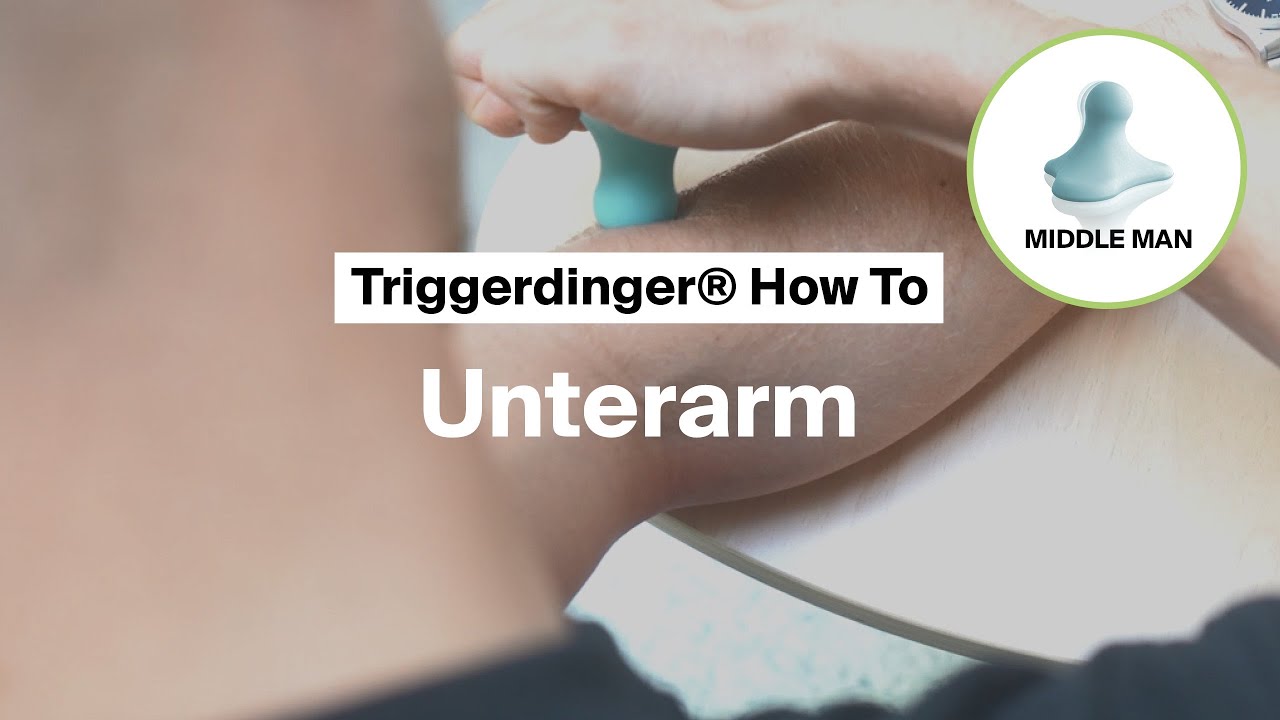 Triggerdinger® Middle Man | Unterarm triggern | Epicondilitis | Tennisarm | Tennisellenbogen ...