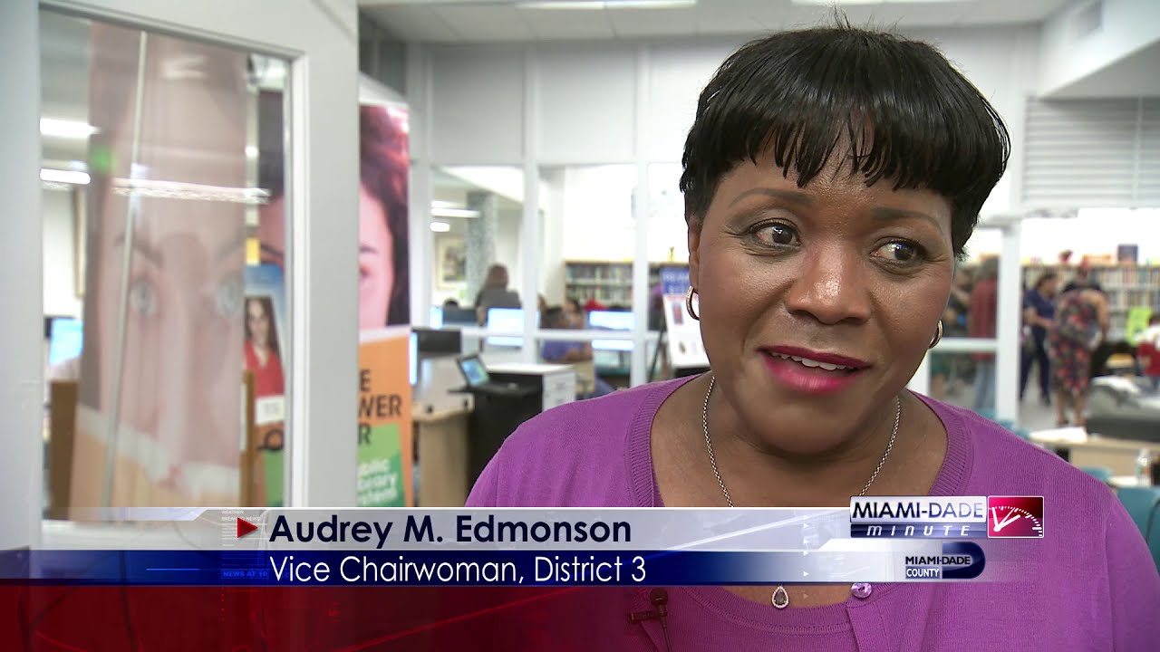 Miami-Dade Minute - Allapattah Branch Library Reopening - YouTube