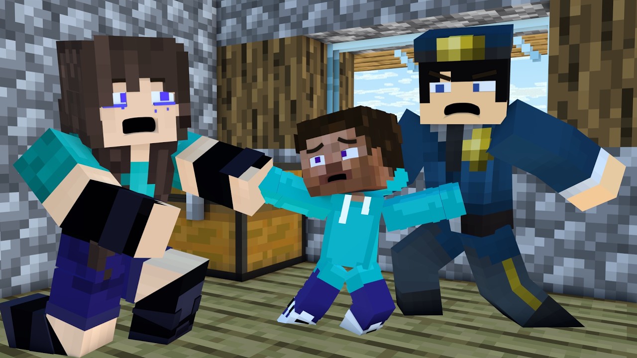 The Fall of Baby Steve: Sent to Jail. #minecraftanimation @ST-Mine ...