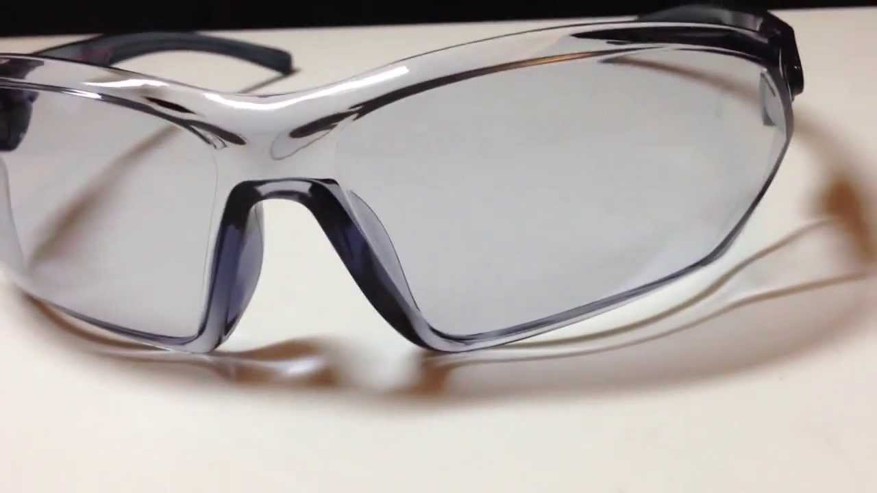JiNS : hay fever glasses KF-13S-005 (Light Gray) - YouTube