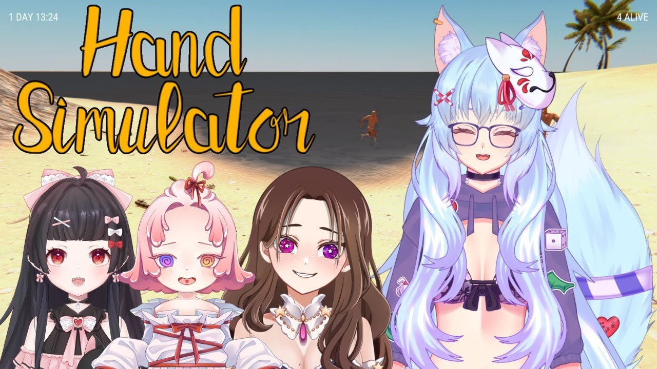 [Hand Simulator] A Vtuber Duel With Hands! #vtuber #envtubers - YouTube