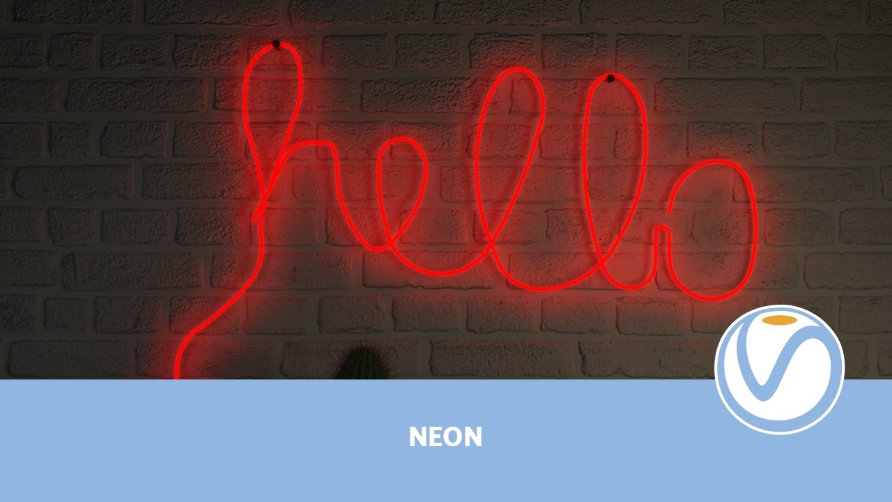 V-Ray | Como Criar Neon no V-Ray para SketchUp | Material 11 de 60 ...