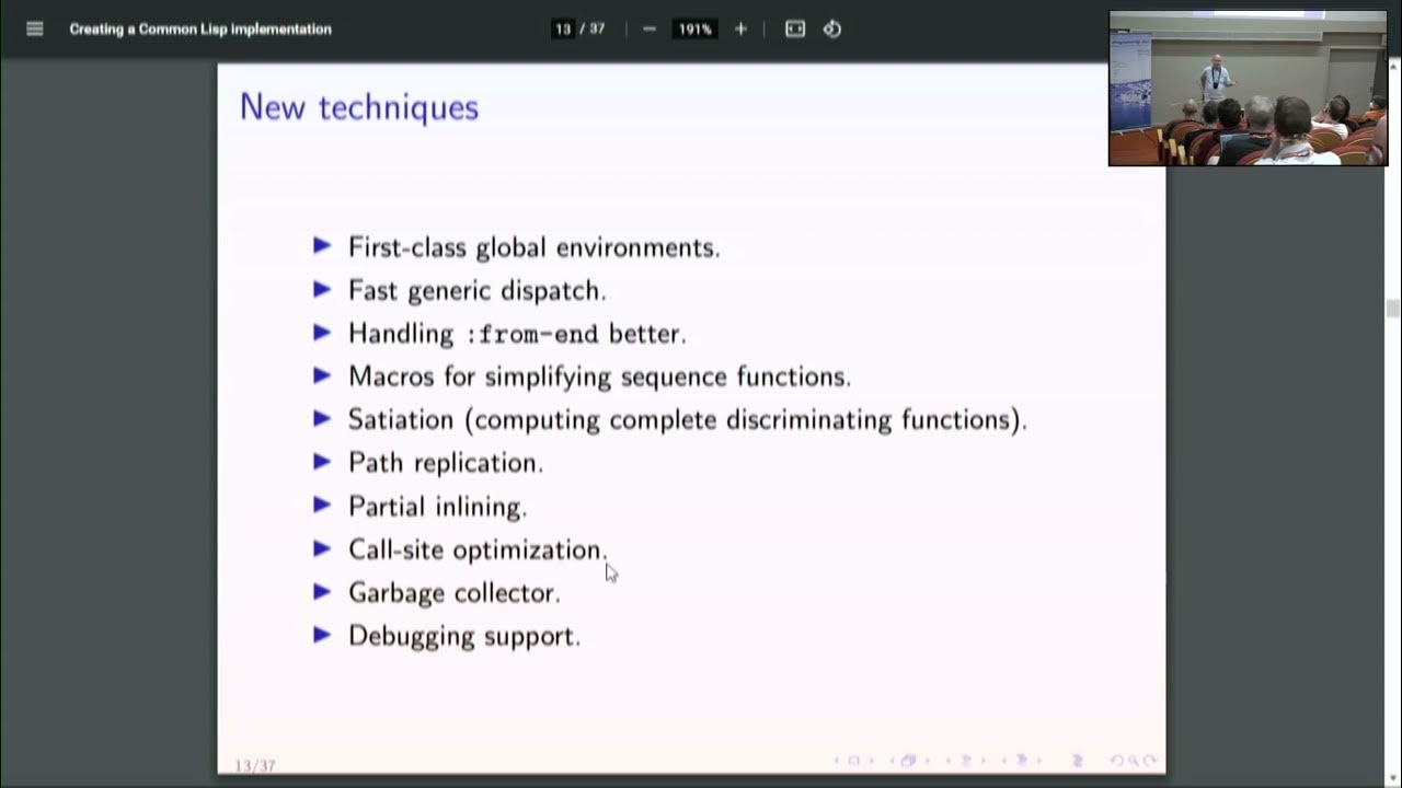 Creating a Common Lisp Implementation (SICL) - YouTube