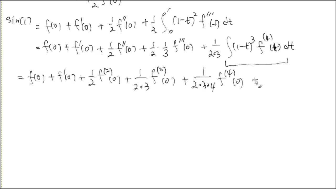 Taylor Series via Integration by Parts - YouTube