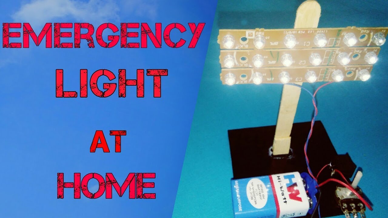 How to make a emergengy led light at home / Friends Innovation - YouTube