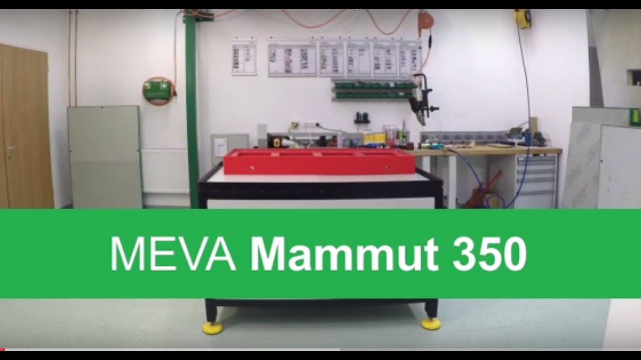 alkus - installation of the formwork panel in the MEVA Mammut 350 ...
