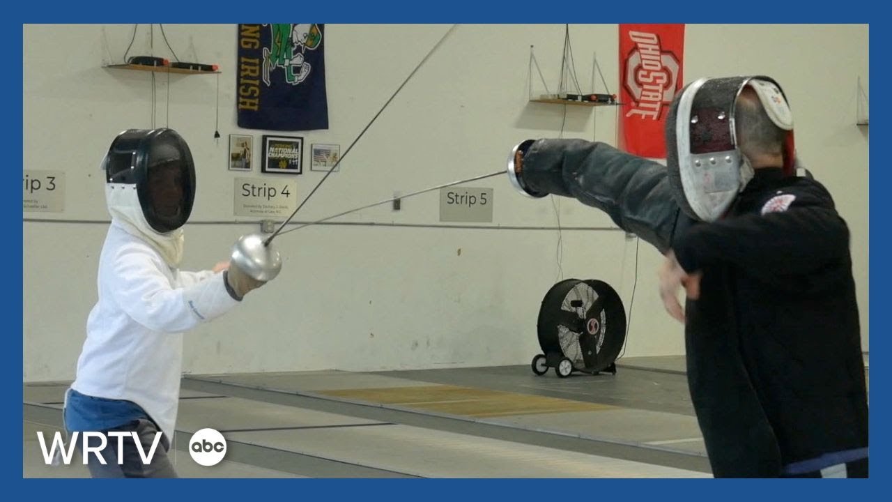 Fencing is more than just a hobby for these Hoosiers - YouTube