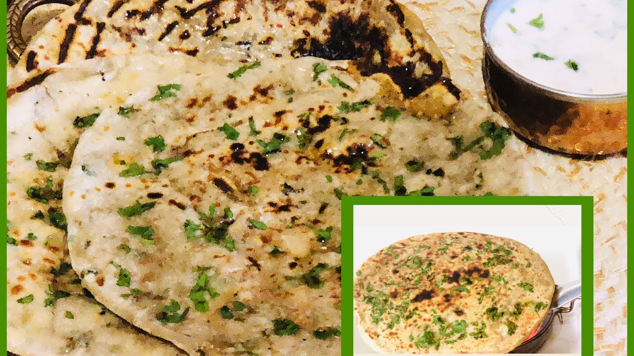 Tandoori aloo paratha / aloo paratha recipe / potato stuffed flat bread ...