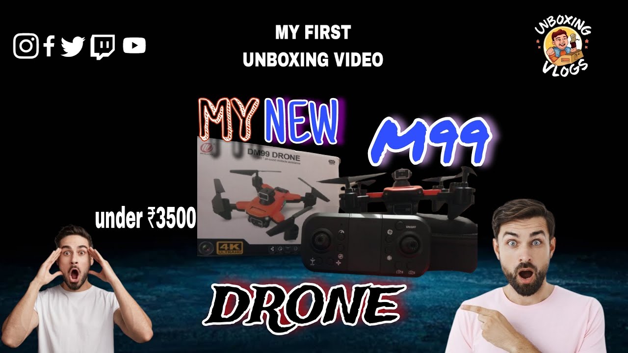 Under 😶‍🌫️🤯 3000 m99 drone /. MY first new drone #tech #technogamerz # ...