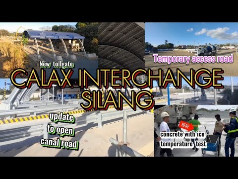 CALAX SILANG INTERCHANGE and OPEN CANAL UPDATE - YouTube