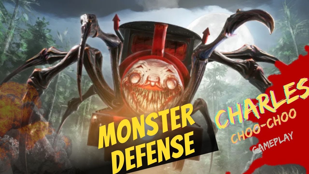 Choo Choo Charles - Monster Defense ! - YouTube