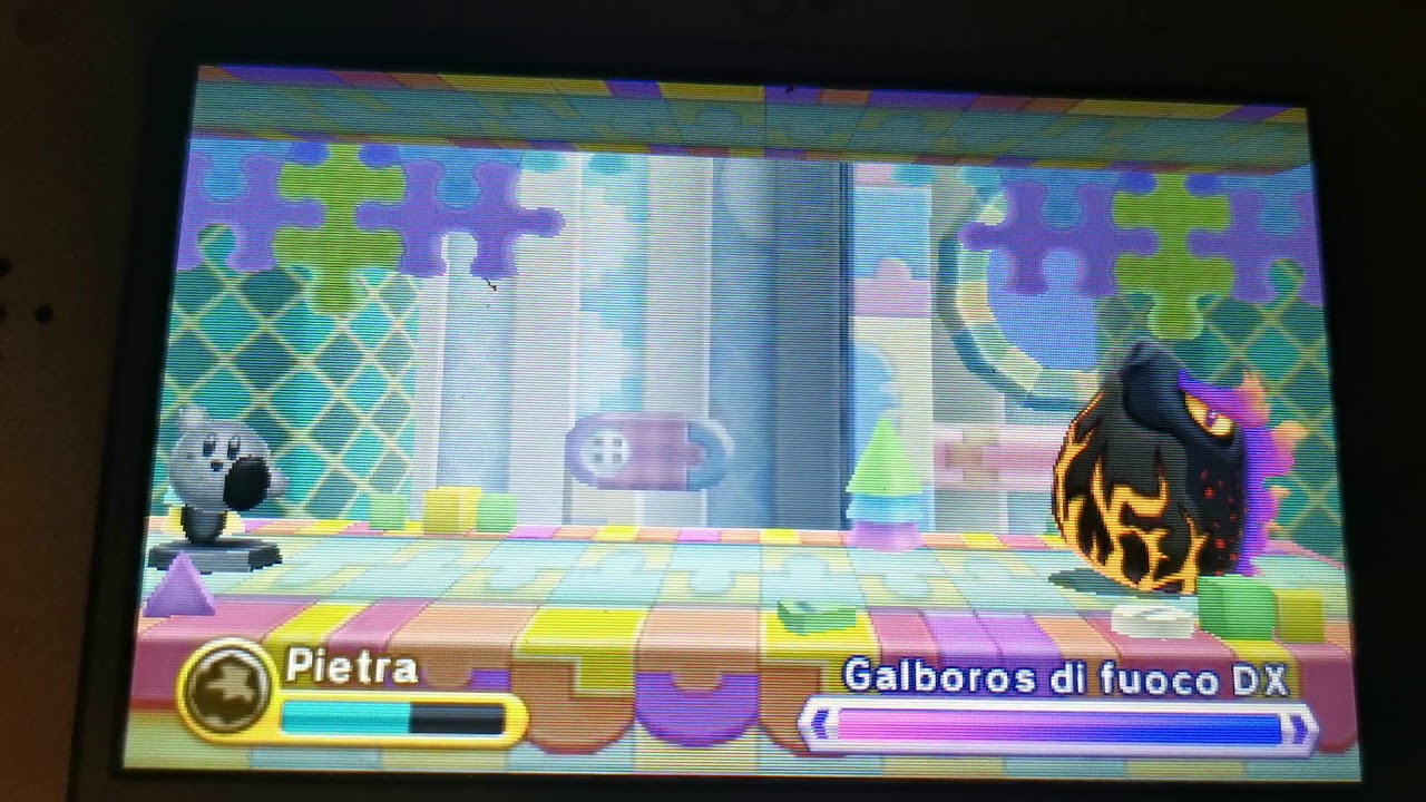 Kirby triple deluxe flame galboros dx moves - YouTube