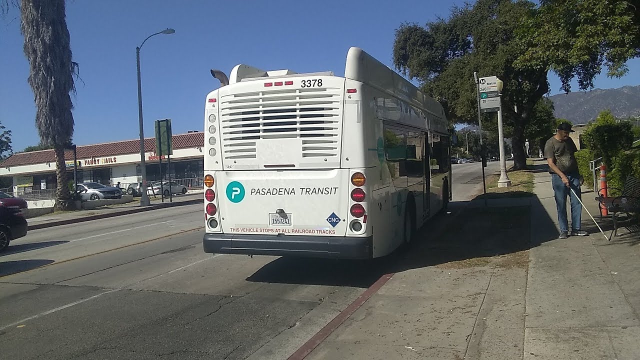 (THROWBACK THURSDAY) 2018 Pasadena Transit New Flyer XN35 3378 - YouTube