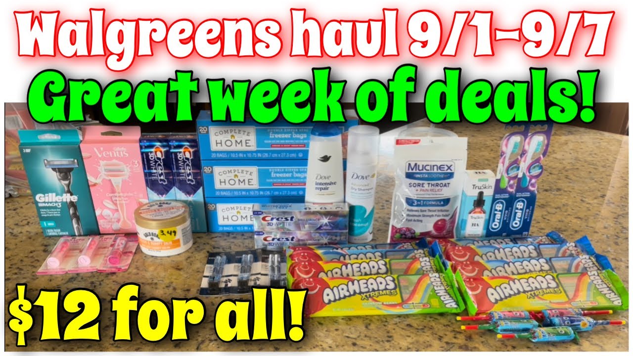 Walgreens coupon haul 9/1-9/7! | I got my driver’s license! | Great ...