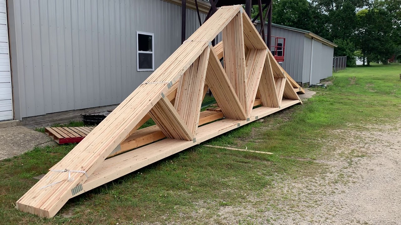 Truss Update - 4/12 Roof Pitch - Rafters - YouTube