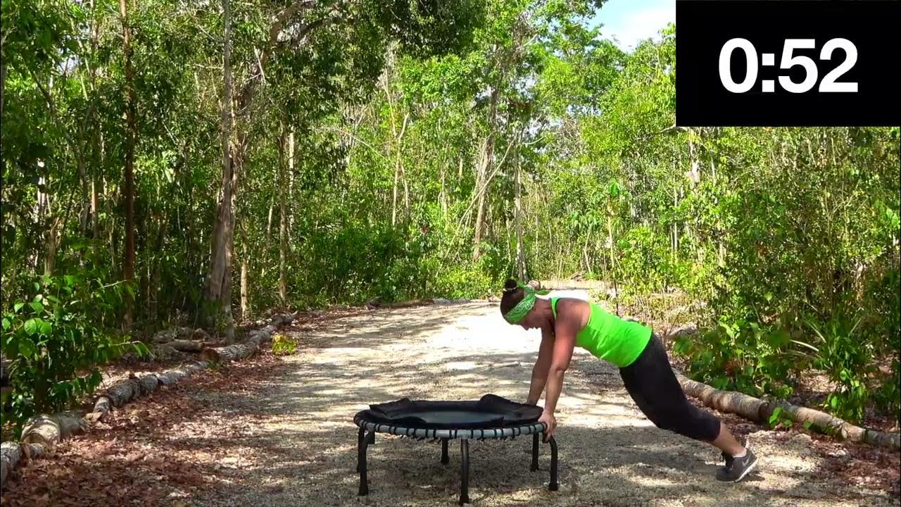 5 min Mini Moves, Day 14, Plankety Planks on a Jumpsport Fitness ...