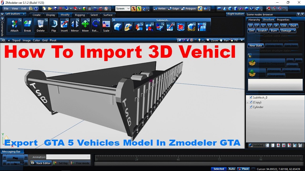 How To Import 3D Vehicle Model And Export GTA 5 Vehicles Model In how-to-import-3d-vehicle-model-and-export-gta-5-vehicles-model-in