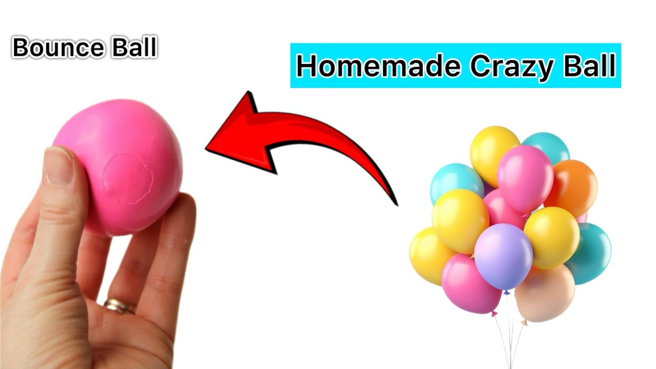 How to make Crazy balls at home/Bouncyball/homemade crazy ball/diy Crazy balls/Stress Ball ...