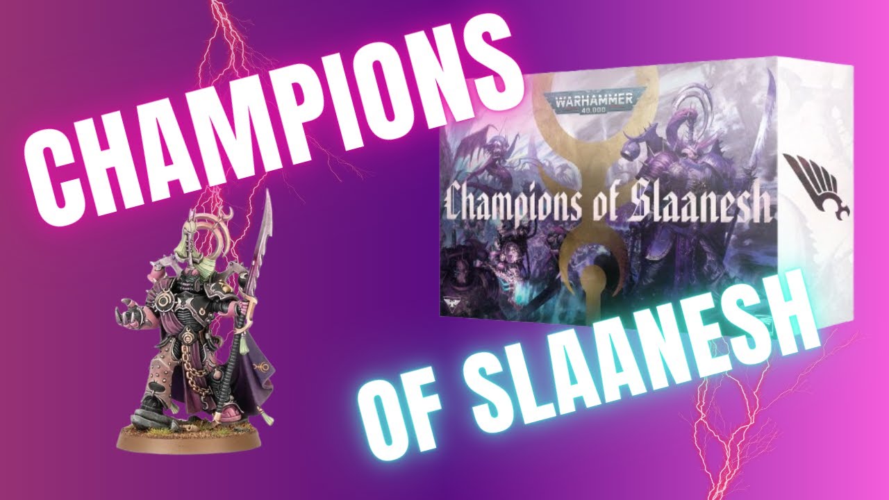 Warhammer - Champions of Slaanesh Unboxing - YouTube