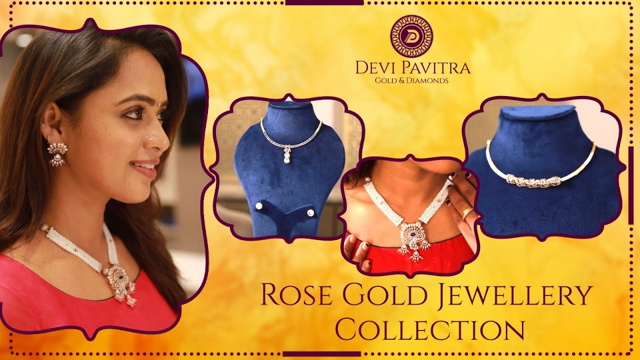 Rose Gold Jewellery Collection II Necklaces || Earrings || Devi Pavitra ...