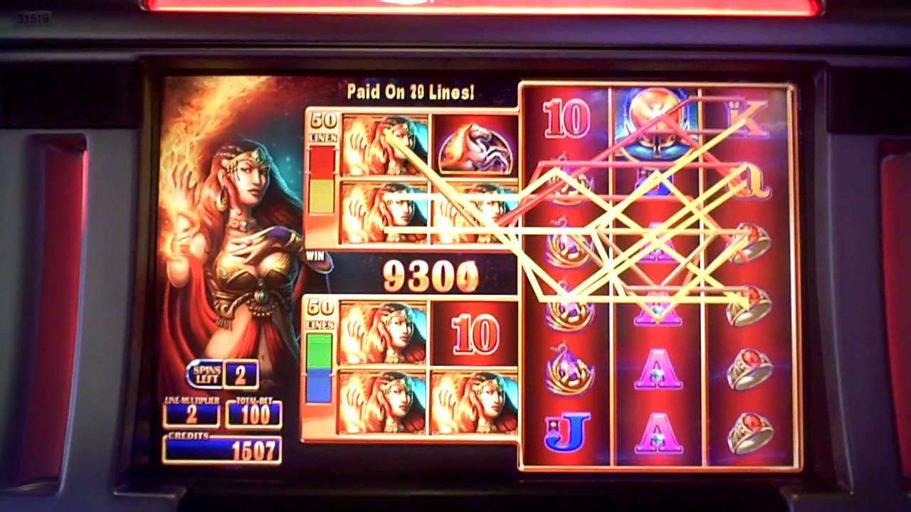 Fire Queen Slot Machine Bonus - YouTube