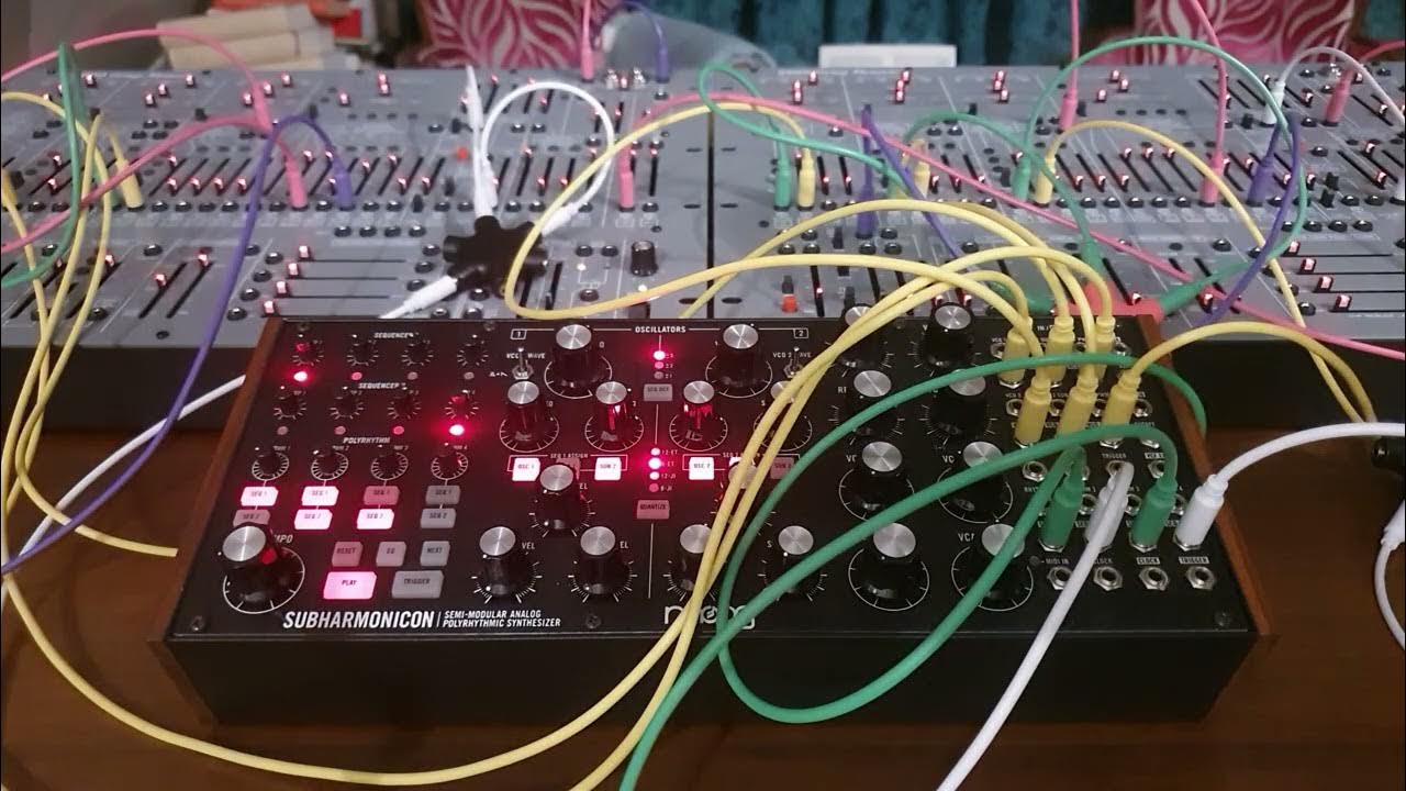 Moog SubHarmonicon & Behringer/ARP 2600 - FM sounds - YouTube