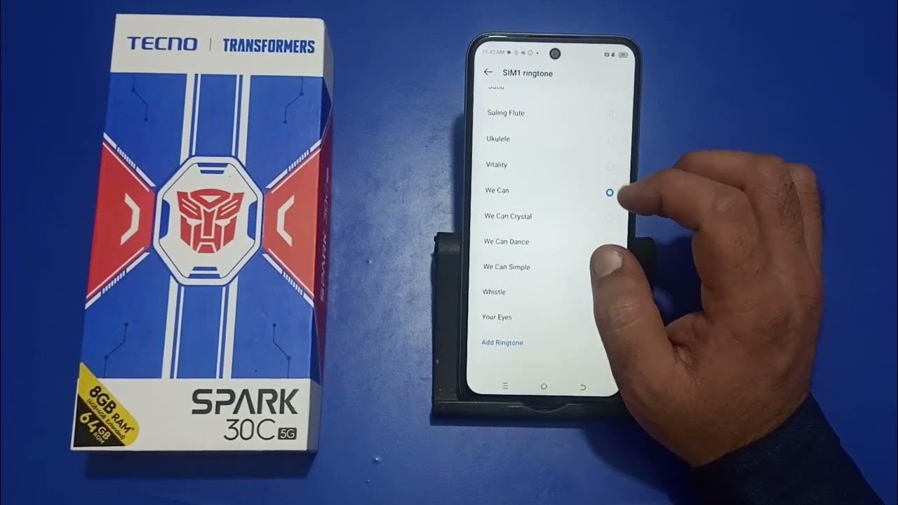 tecno Spark 30C me ringtone kaise badle, how to change ringtone in tecno - YouTube