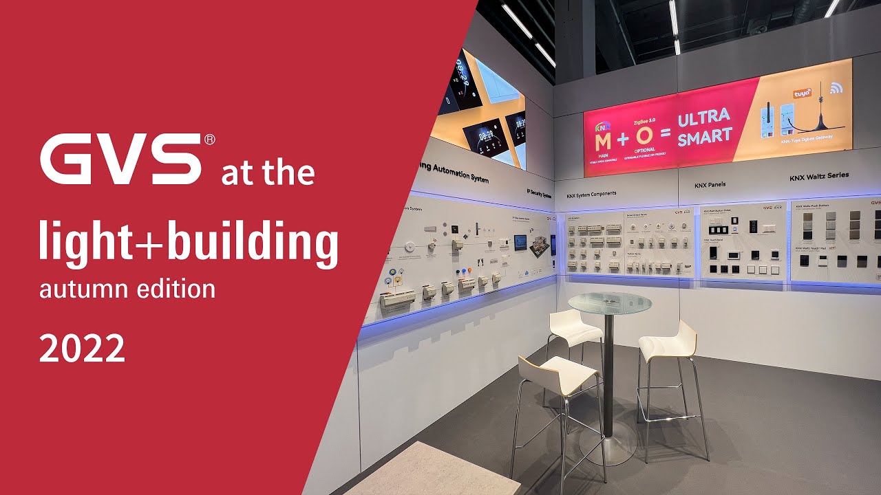 GVS at Light+Building: Autumn Edition 2022 in Frankfurt, Germany - YouTube