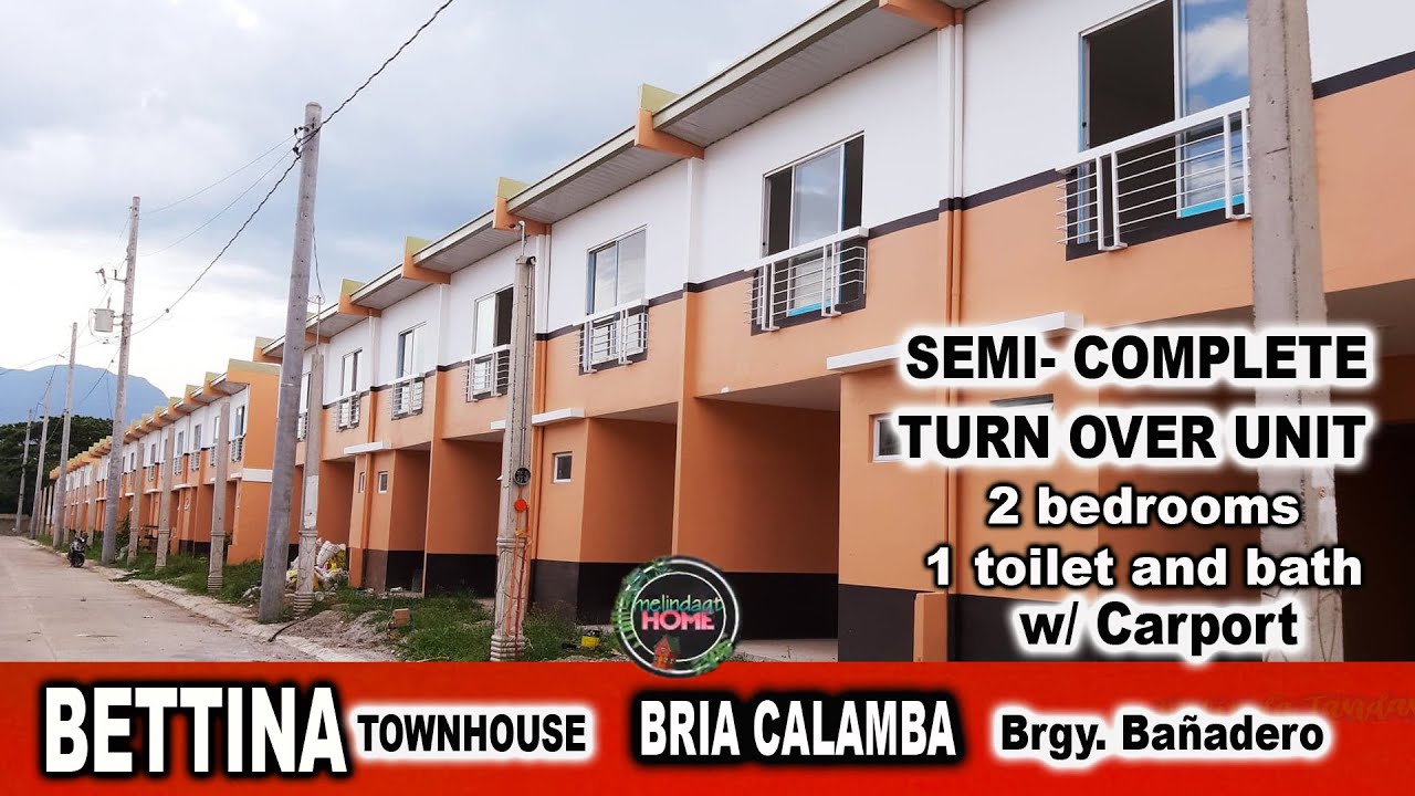 Bria Homes Bettina actual turnover unit! Bria calamba Bańadero - YouTube