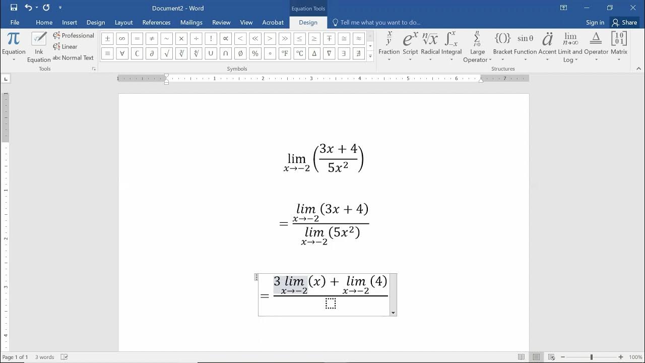 Calculus 1 Section 1.3c Find Limits Analytically - YouTube