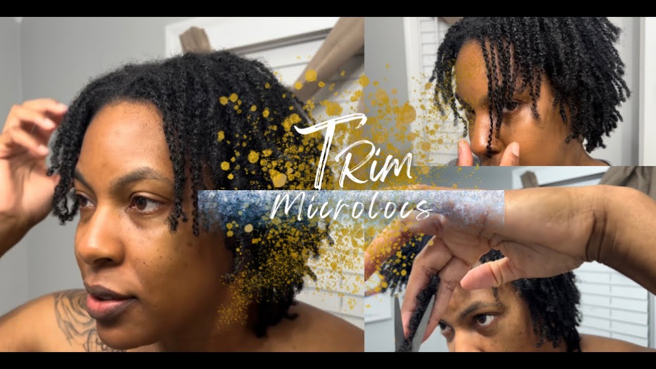 Starter Loc Trim | Microloc Layers | Month 2 - YouTube