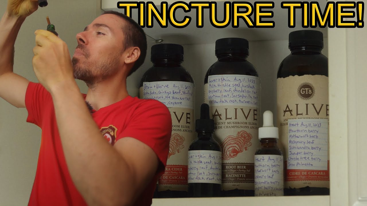 How To Make Herbal Tinctures at Home EASY - YouTube