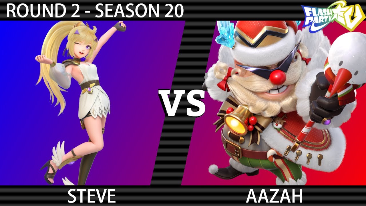 Flash Party EU Tournament Season 20 - Steve vs Aazah (R2) - YouTube