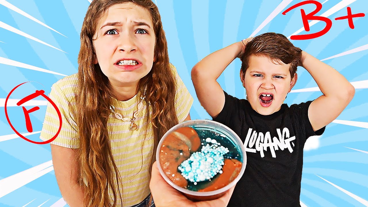 MY MOM GRADES MY SLIME CHALLENGE | JKrew - YouTube