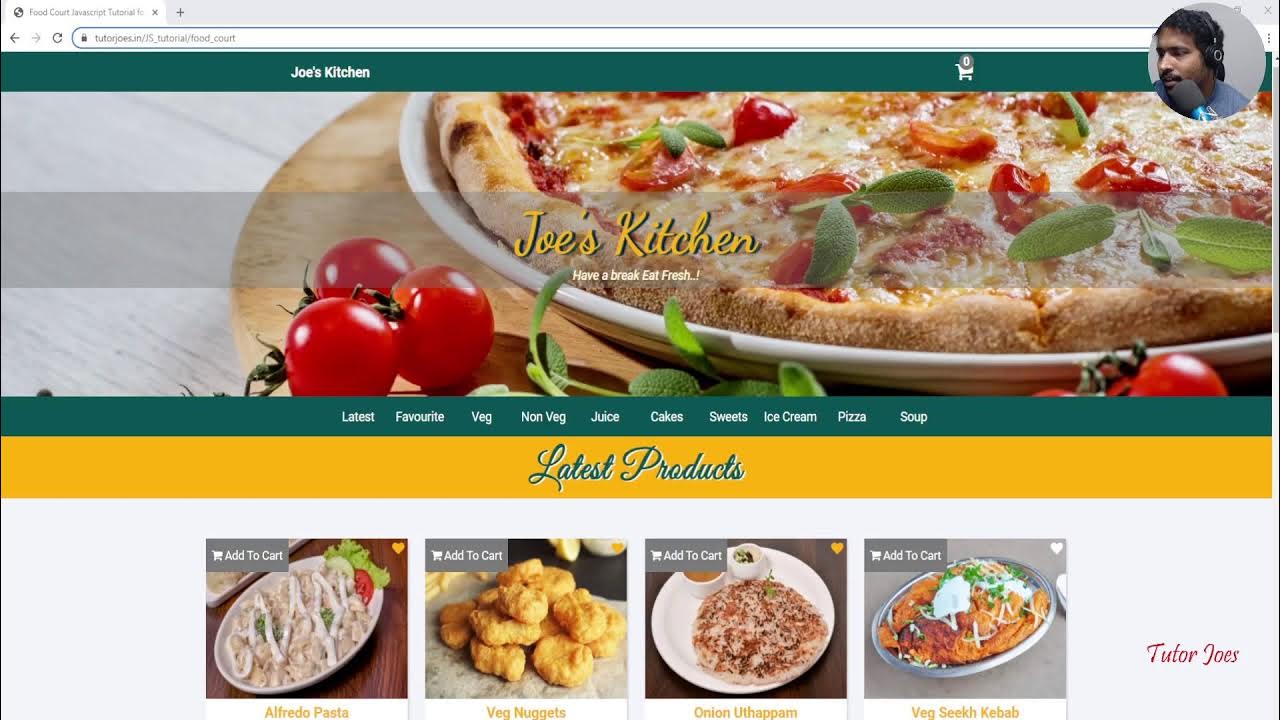 JavaScript Live Project Workshop Tutor Joes - YouTube