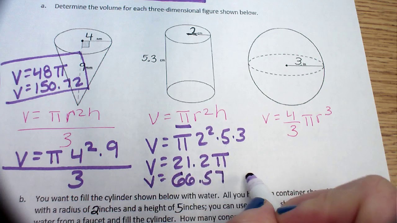 Volume Study Guide - Unit Test - YouTube