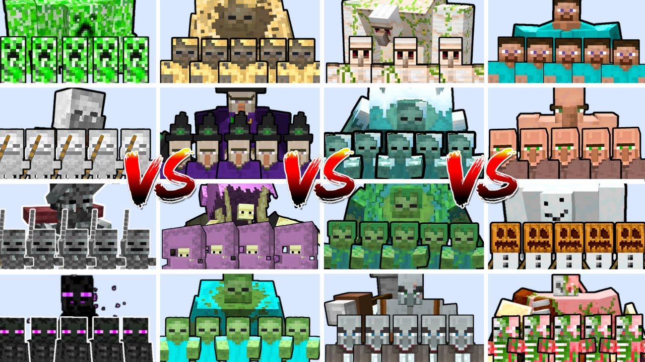 EVERY MUTANT ARMY TOURNAMENT | Minecraft Mob Battle - YouTube