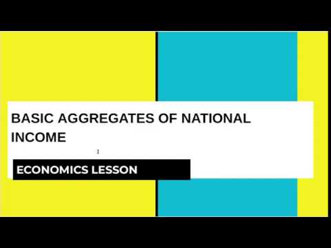 #9 BASIC AGGREGATES OF NATIONAL INCOME | Class 12 macroeconomics ...
