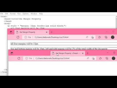 css margin tutorial | CSS tutorials - YouTube