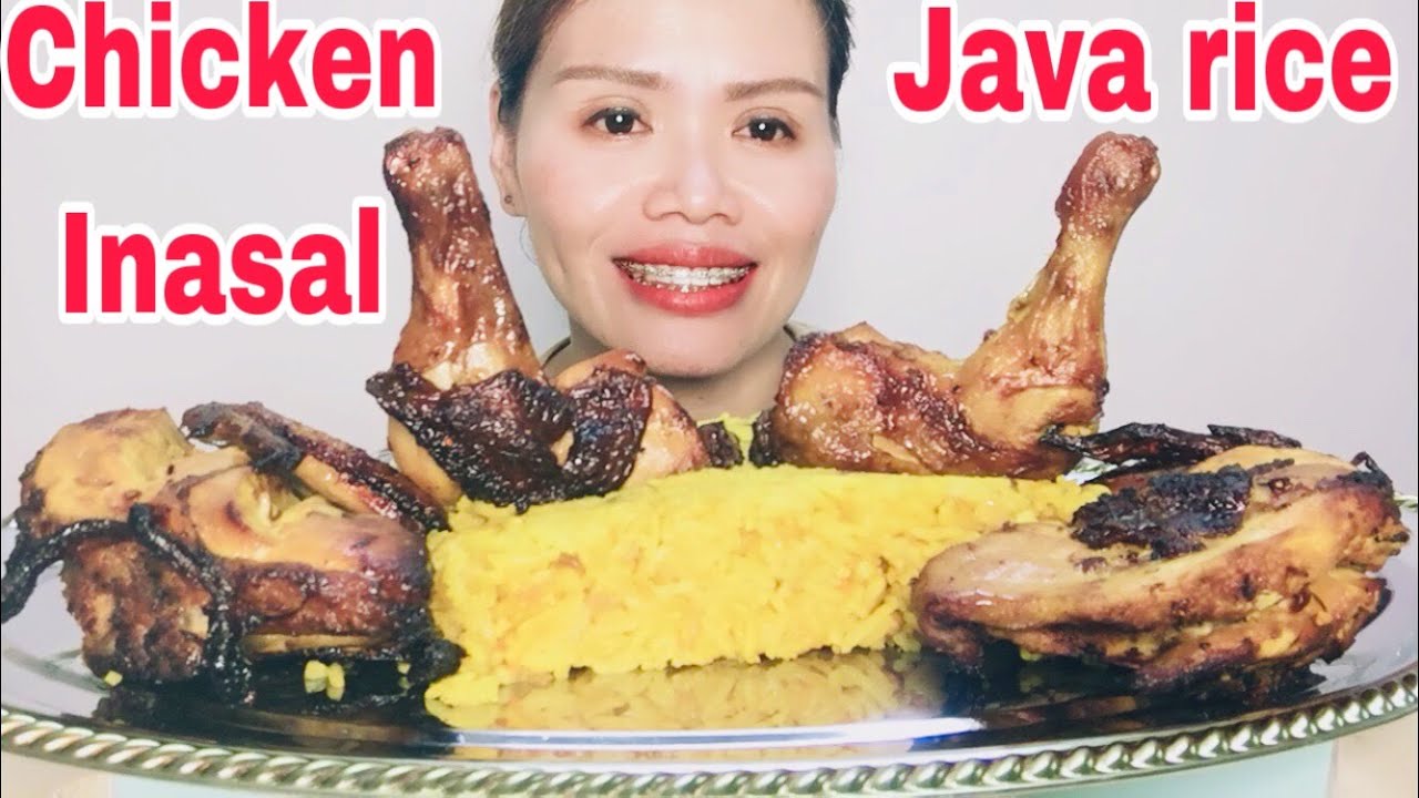 CHICKEN INASAL +JAVA RICE MUKBANG - YouTube