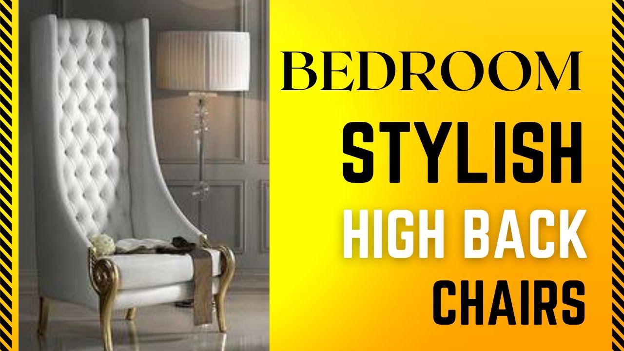 Bedroom Stylish Chair \\ High Back Sofa Chair \\ Designer High Back ...