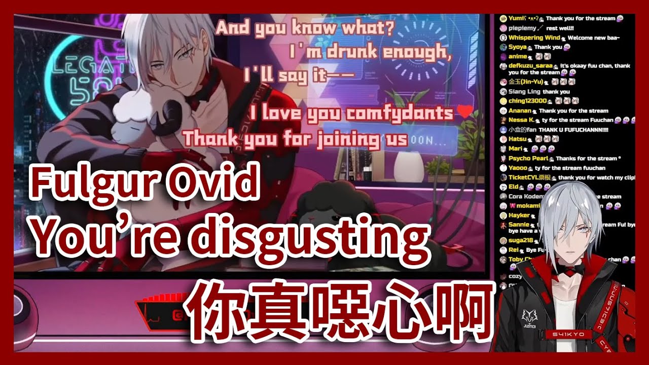 【Fulgur中字/ENG SUB】Fu醬被自己的切片搞得尷尬死 Fulgur's clip cringed himself【彩虹社EN ...