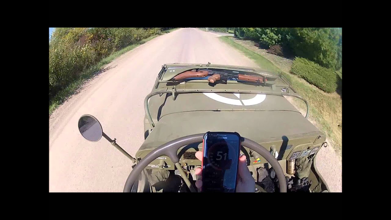 WWII Jeep Top Speed Run - YouTube