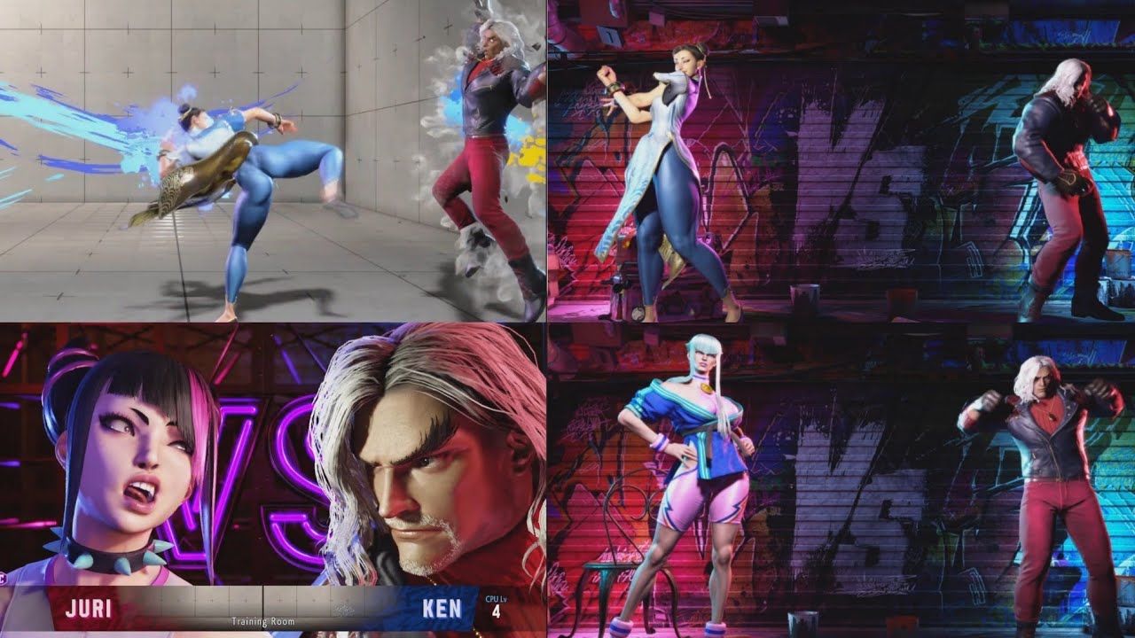 SF6 - All Character Select Screen, Face Expression & Drive Impact - YouTube